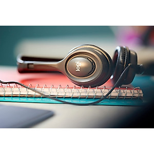 Logitech H111 Stereo Headset with 3.5 mm Audio Jack, Black