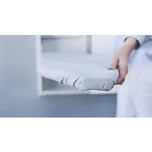 Handi-Press Iron-A-Way Ironing Board Replacement Cover and Pad, Cool Grey