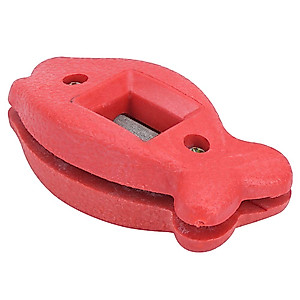 Vbest life Ice Skate Shoes Edge Sharpener, Hockey Skate Shoes Edge Maintenance Grinding Tool for Ice Skate Maintenance Equipment(Red)