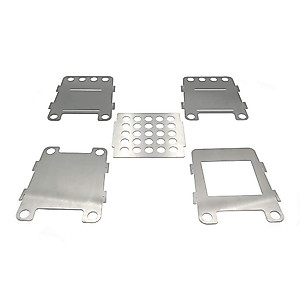 HTTMT- ET-Cook002-L- Folding Wood Stove Pocket Alcohol Stove Outdoor Cooking Camping Backpacking