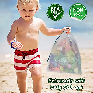 Boopel Magnetic Fishing Toys, Water Pool Games for Kids,Bathtub Bath Game Set for Toddlers with 50 Fish 2 Fishing Rod and 2 Nets Pool Fishing Game for Boys Girls Age 3 4 5 6 7 8