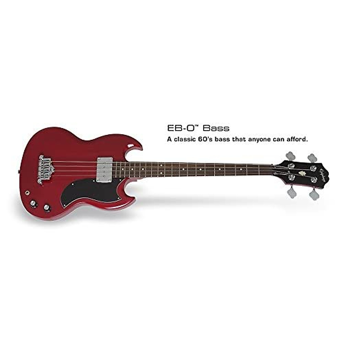 Epiphone SG Bass E1 Electric Bass Guitar, Cherry Red