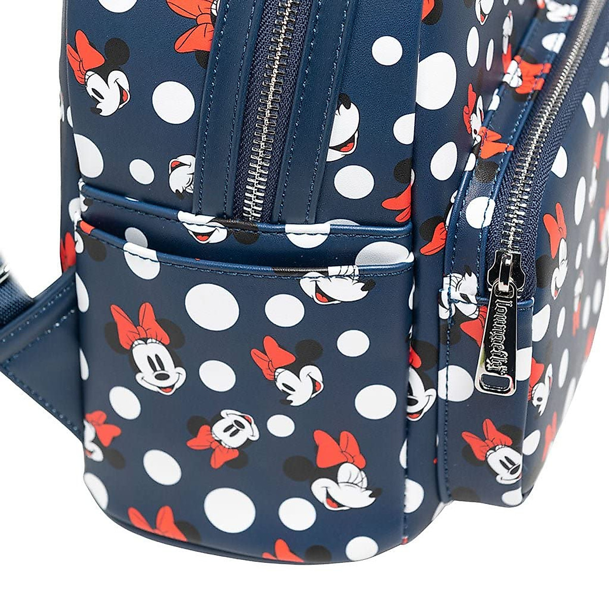Loungefly Women's Disney Minnie Mouse Polka Dot Blue Backpack