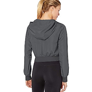 Soffe womens Squad Quarter Zip Hoodie Jacket, Gunmetal, Large US