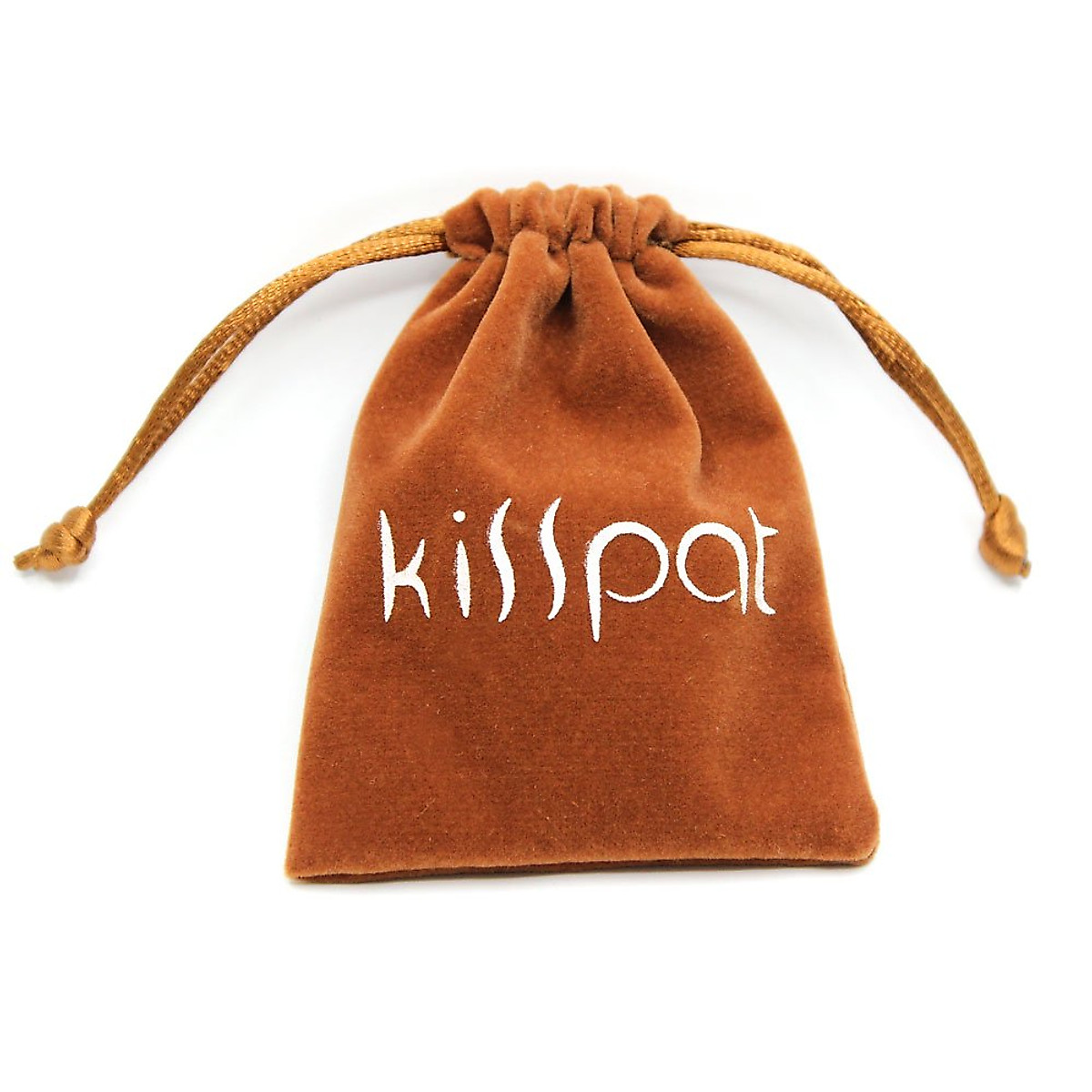 KISSPAT Natural Teardrop Rose Quartz Pendant Necklace on 20" Stainless Steel Chain