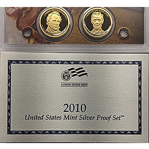 2010 S US Silver Proof Set Comes in the packaging from the Mint Proof