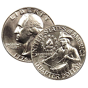 1976 P, D 6 Coin Eisenhower Dollar, Kennedy Half, and Washington Quarter Bicentennial Set Collection US Mint Uncirculated