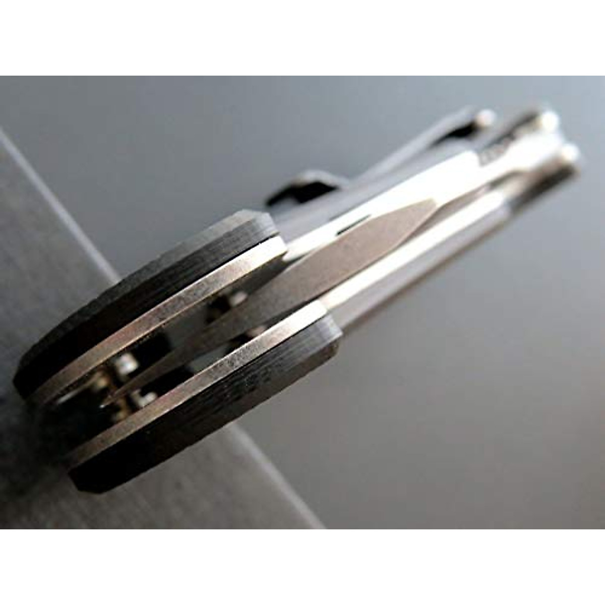 Eafengrow Outdoor Knives D2 Blade and Black G10 Handle,Pocket Knife Withe Clip EDC Multi Tool Pocket Knife (EF227-black)