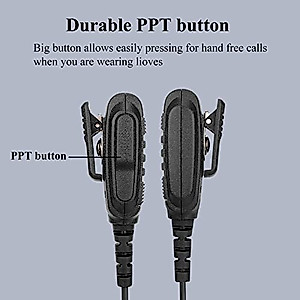 Retevis RT21 Two Way Radios(10 Pack) with Walkie Talkie Speaker Mic(10 Pack) for Commercial Organization