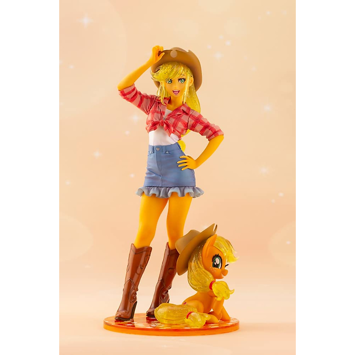 Kotobukiya My Little Pony: Applejack Limited Edition Bishoujo Statue, Multicolor