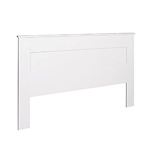 Prepac King Flat Panel Headboard, White