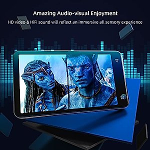 MP3 Player with Bluetooth and WiFi, 4" Full Touch Screen MP4 MP3 Player with Spotify, Android Streaming Music Player with Pandora, Portable HiFi Sound Walkman Digital Audio Player with Speaker (Grey)