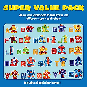 JOYIN Alphabet Robots Toys for Kids, ABC Learning Toys, Alphabots, Letters, Toddlers Education Toy, Carnival Prizes, Christmas Toys, Treasure Box and Prize for Classroom