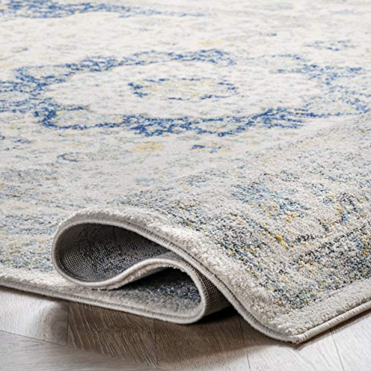 nuLOOM Persian Verona Distressed Area Rug, 3' x 5', Blue