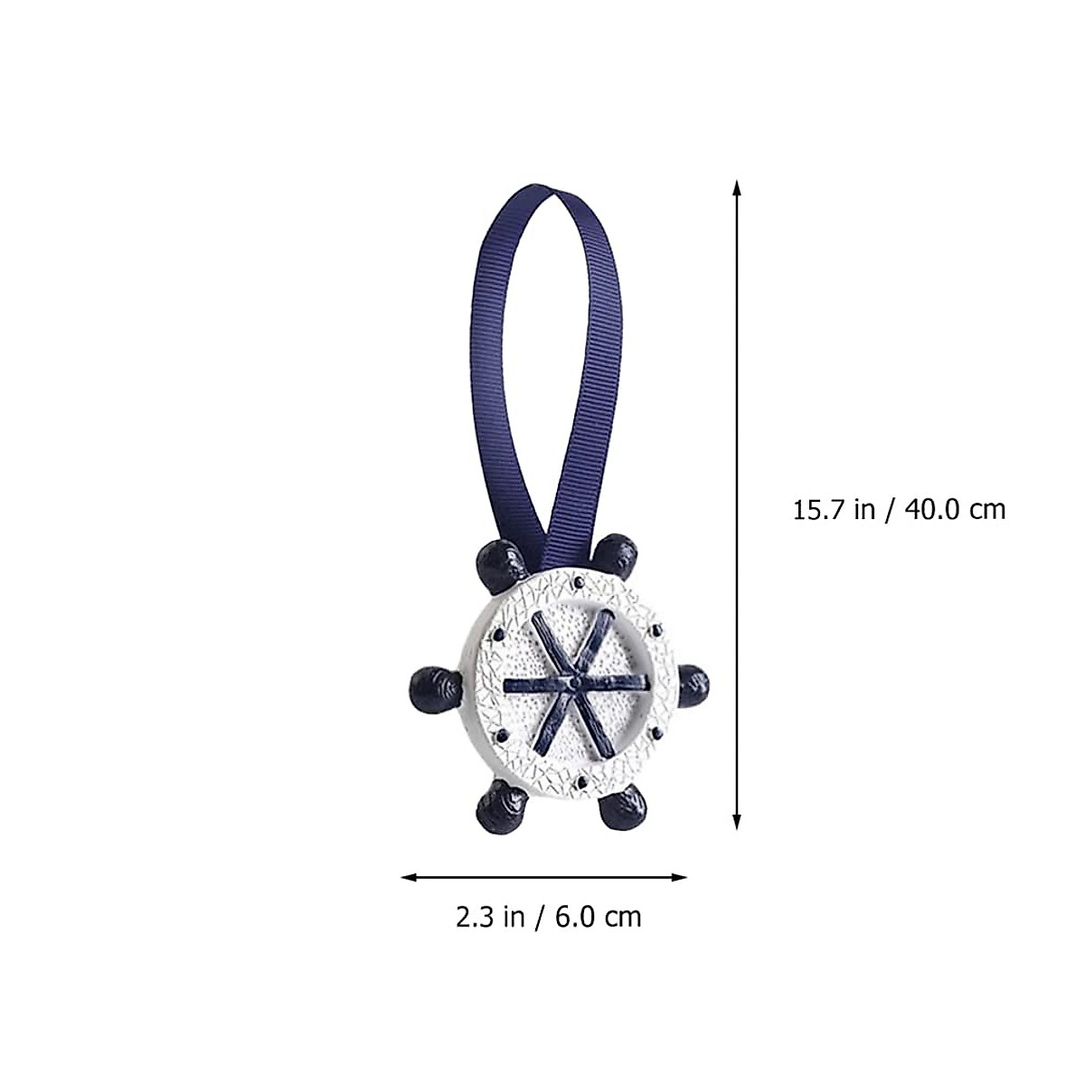 LIFKOME 2pcs Curtain Hook Magnetic Tie Back Window Magnetic Holdbacks Curtain Tiebacks Curtain Brackets for Curtain Rod Outdoor Curtains Curtain Buckle Simple Seaside Tassel Polyester