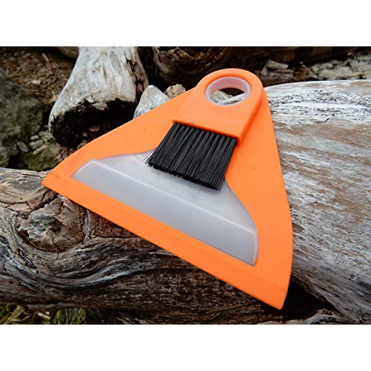ust FlexWare Compact Sweep Set with Brush, DPan and Carabiner for Cleaning Small Messes at the Campsite, Picnic or Other Outdoor Activities , Orange, One Size (20-12235)
