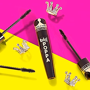 Wet n Wild Big Poppa Mascara | Volumizing | Lifting | Lengthening | Nourising | Blackest Black