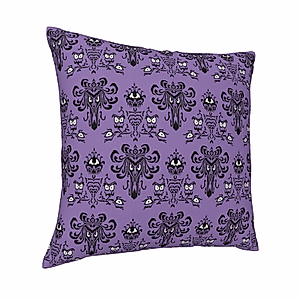 Befodam Haunted The Mansion Throw Pillow Covers Square 18x18 Inch Pillowcases for Home Sofa Cushion Cover Living Room Outdoo Decor