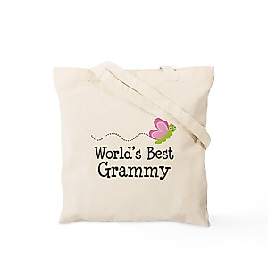CafePress World's Best Grammy Tote Bag Canvas Tote Shopping Bag