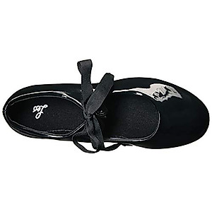 Leo Women's JR. Beats Dance Shoe, Black, 6 Medium US