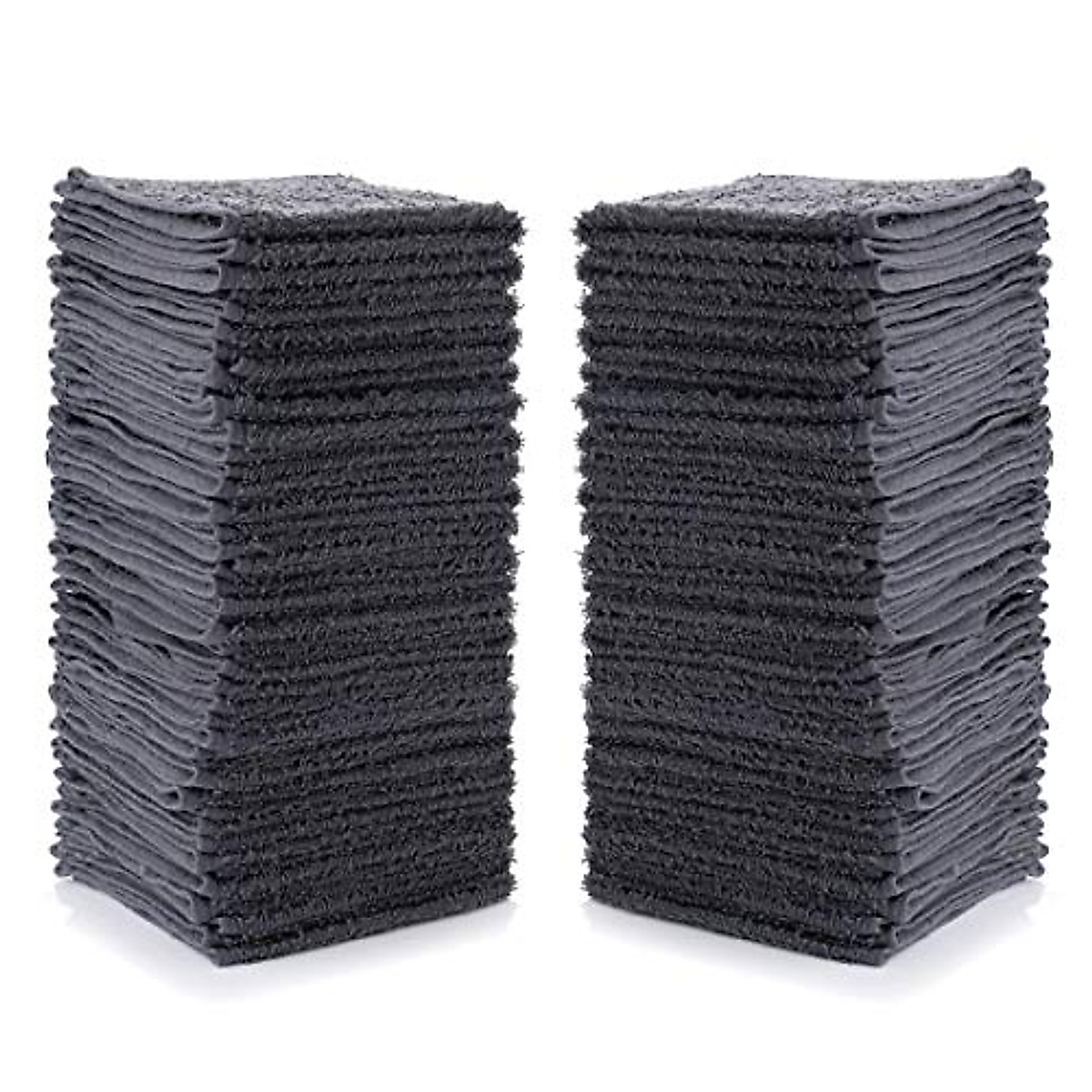 Simpli-Magic Towels, 12”x12” Washcloths, Gray 24 Count