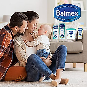 Balmex Complete Protection Daily Baby Diaper Rash Cream, Clinically Proven To Reduce Redness in Just One Use*, with Zinc Oxide + Botanicals, Pediatrician-Recommended, 4oz, 3 Pack