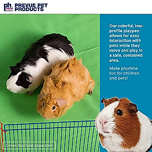 Prevue Pet Products Multi-Color Small Pet Playpen 40090,13x35.87x8.67 inch,13-Inch