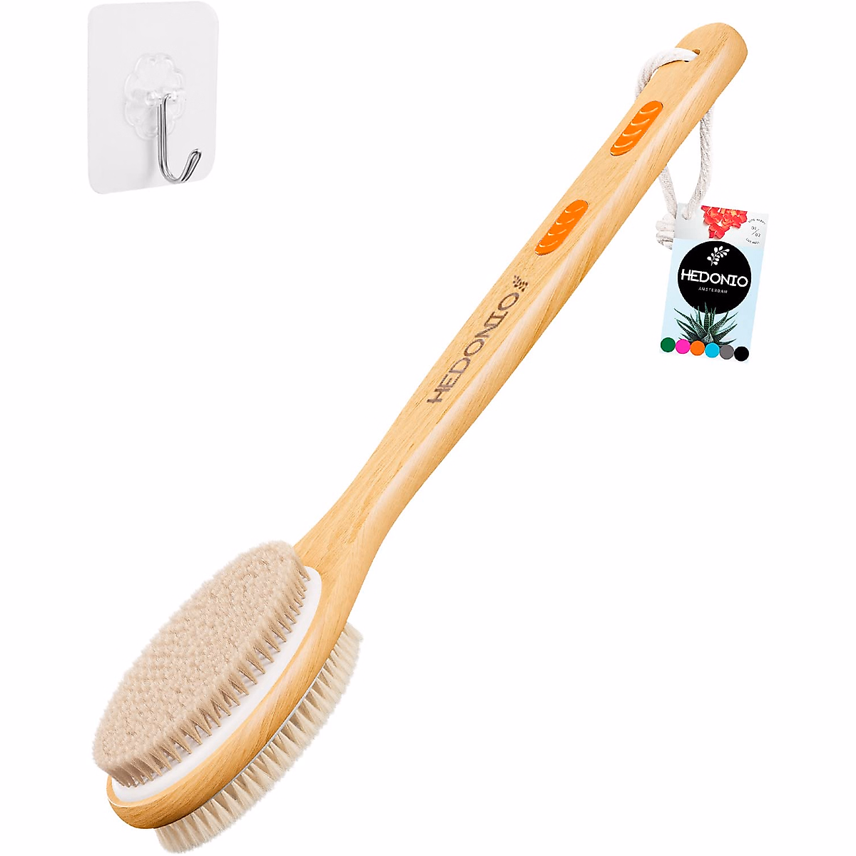 Back Scrubber Shower Brush Back Scrubber for Shower for Men and Women Exfoliating Back Scrubber for Shower Body Brush Back Scrubber Back Brush Long