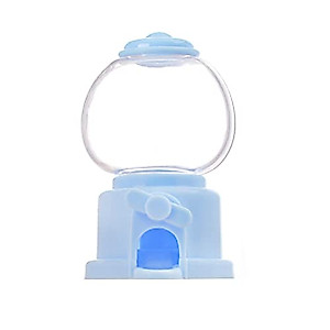 Mini Brands Candy Machine, 6pcs Rotatable Candy Catcher Machines Mini Creative Gumball Machine Candy Dispenser Candy Box for Cake Decorations, Wedding, Party (Blue) Claw Machine