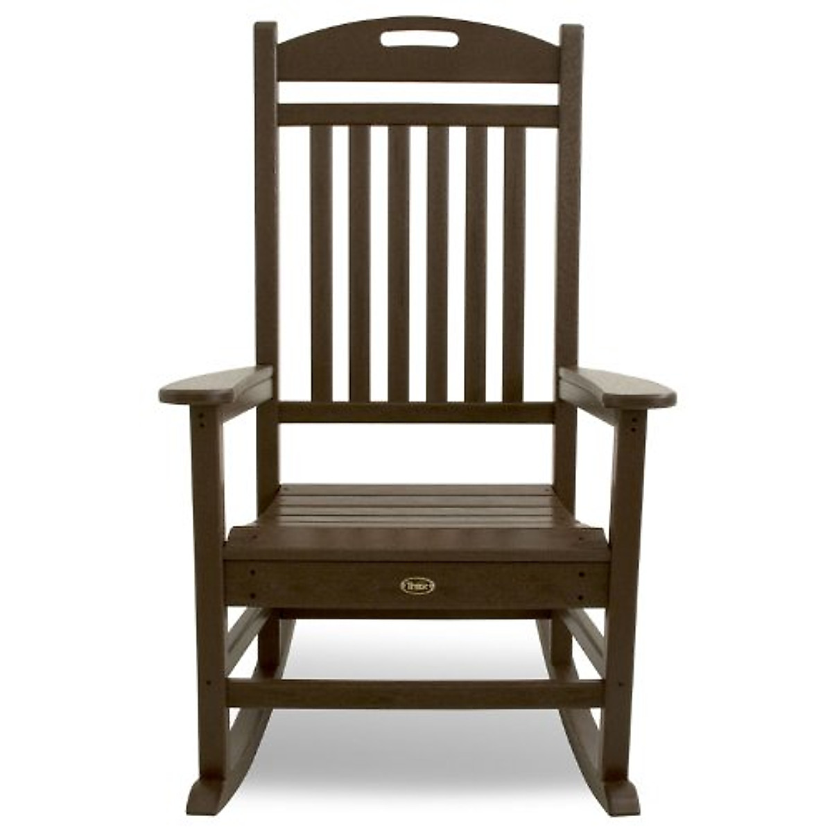 Trex Outdoor Furniture by Polywood TXR100VL Yacht Club Rocking Chair Rocker, Vintage Lantern
