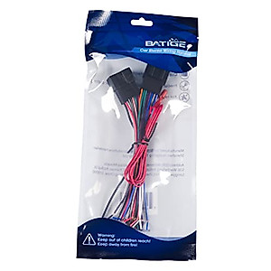 BATIGE Radio Wiring Harness for GM Chevy 2007-2015, GMC 2006-2017, Buick 2007-2014 Install Car Stereo Wire Cable Plug Non-Amplified System