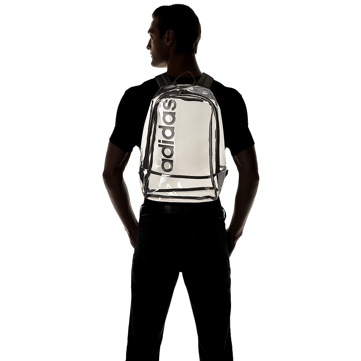 adidas Linear Backpack, Black Clear, One Size