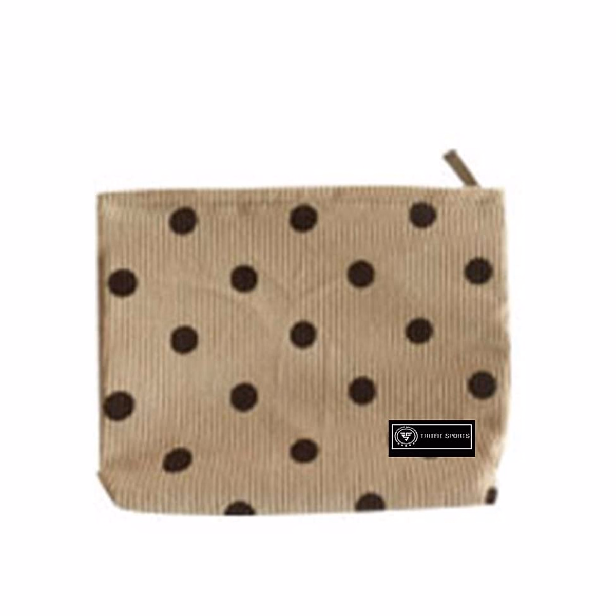 TRITFIT SPORTS- Makeup bag, Cosmetic bag, travel bag, for women, toiletries bag, makeup storage bag, polkadot