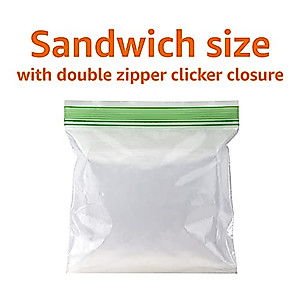 Amazon Basics Sandwich Storage Bags, 300 Count (Previously Solimo)