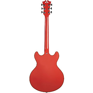 D'Angelico 6 String Semi-Hollow-Body Electric Guitar, Right (DAPDCFRCTCB)