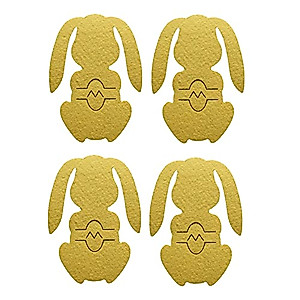 4Pcs Easter Cutlery Bag Set Festive Party Cutlery Decoration Bag Cutlery Decoration TF8