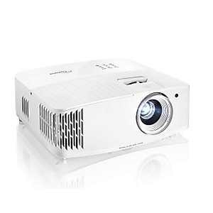 Optoma - UHD30 4K UHD Projector with HDR10, HLG & Enhanced Gaming Mode - White (Renewed)
