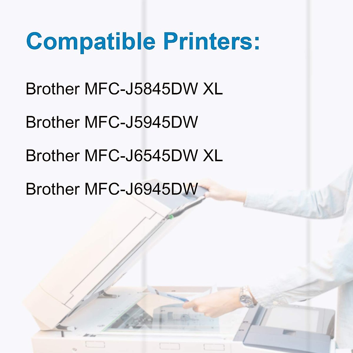 DOUBLE D LC3037 Ink Cartridges Compatible Replacement for Brother LC3037 LC3037XXL LC3039, High Yield use with MFC-J6945DW MFC-J5845DW XL MFC-J5945DW MFC-J6545DW XL (1 Each of lc3037 BK/C/M/Y) 4PK