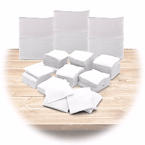 1000PCS Gun Cleaning Patches - 2 1/2" Square Gun Cleaning Cloth, Lint-Free Gun Cloth, Absorbent Gun Wipes, Fits Caliber .40-.50 / 12-20 Gauge - Gun Cleaning Supplies, Gun Patches for Cleaning Guns