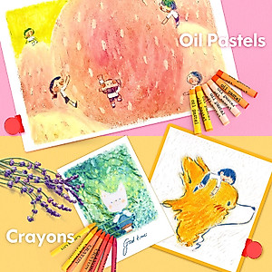 Soucolor Art Supplies, Drawing Set Art Kits with Trifold Easel, 2 Drawing Pad, 1 Coloring Book, Crayons, Pastels, Watercolors, Pencils, Arts and Crafts Gifts Case for Kids Girls Boys Teens Beginners