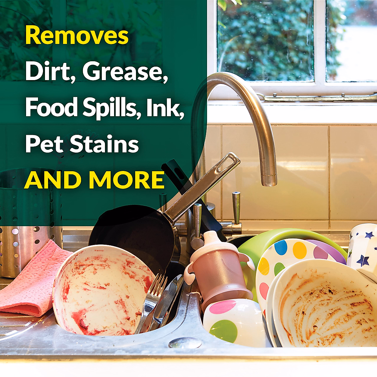 Simple Green All-Purpose Cleaner (Pack of 3) + Windex Glass Cleaner (Pack of 2)