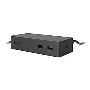 Microsoft Surface Dock Compatible with Surface Book, Surface Pro 4, and Surface Pro 3 (Renewed)