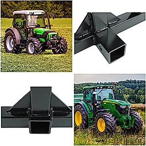 2" Receiver 3 Point Trailer Hitch Category 1 Tractor Tow Drawbar Adapter Compatible with BX Kubota John Deere LM25H WLM Tractor NorTrac Kioti Yanmar