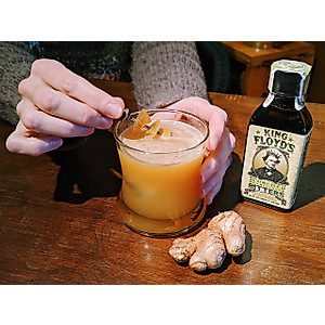 King Floyd's, Artisanal Scorched Pear & Ginger Bitters, Hand Crafted, Made from the Torched Carmalized Pears, Unique Bitters for a Unique Cocktail, 100ml, Bar Provisions, Bitters for Cocktails