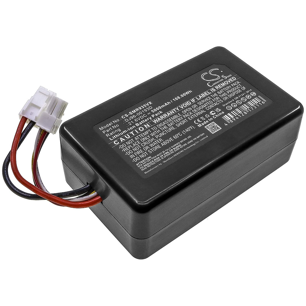 BCXY DJ96-00193D Battery Replacement for PowerBot, PowerBot R9250, DJ96-00193D Batteries