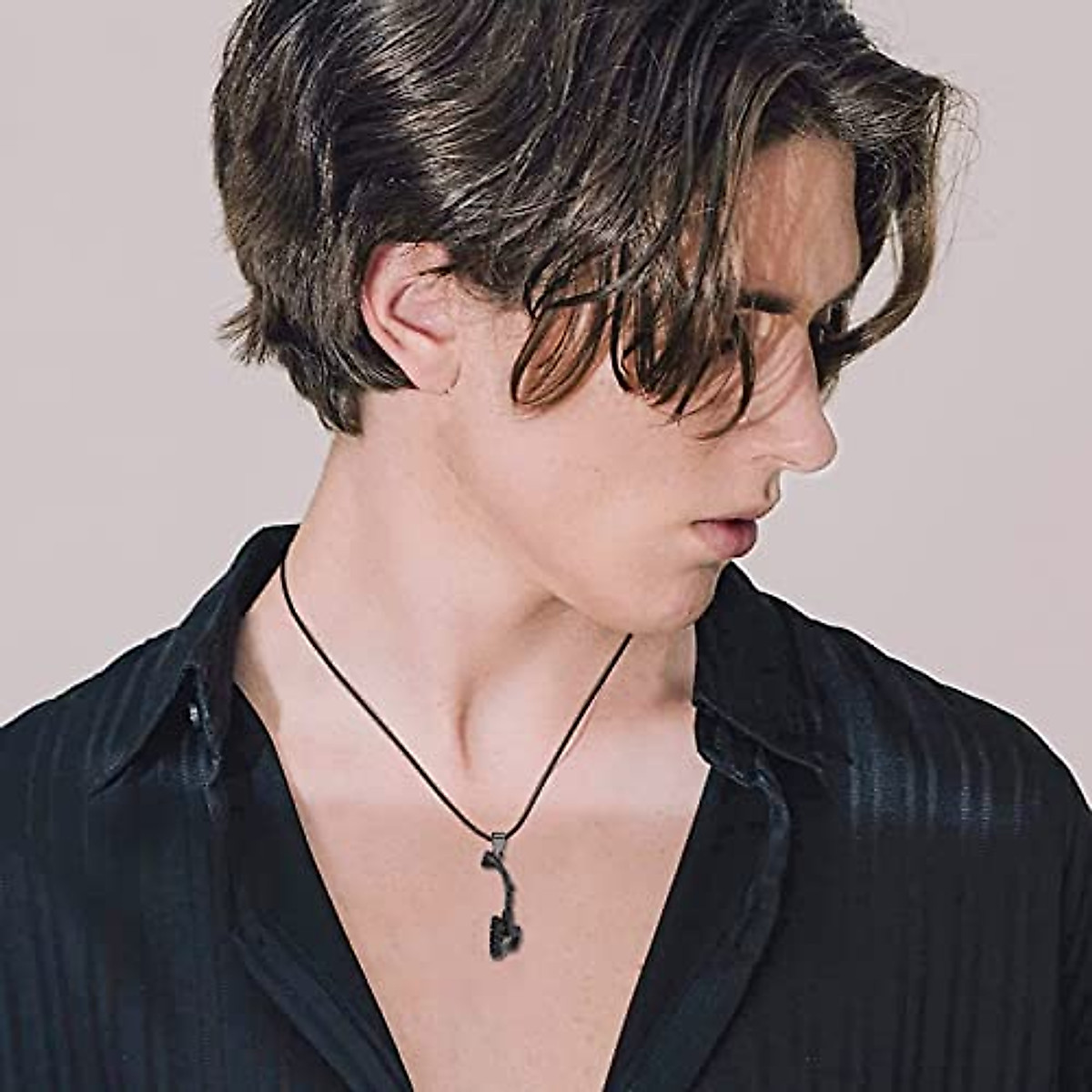 PLwelth 2pcs Matching Couples Necklaces for Boyfriend and Girlfriend Cute Bff Headphones Charm Pendant Friendship Necklace Valentine's Day Birthday Christmas Gifts