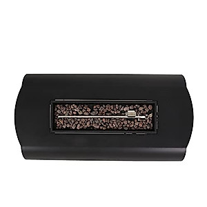 Christopher Knight Home Vernon Outdoor FIRE Pit, Dark Gray + Wood Grain