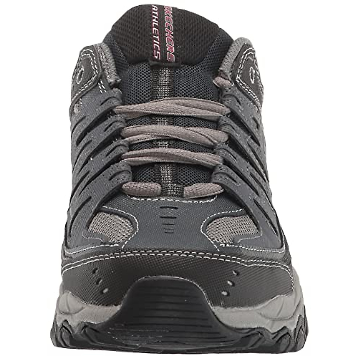 Skechers mens Afterburn Memory Foam Lace-up fashion sneakers, Navy, 10.5 X-Wide US