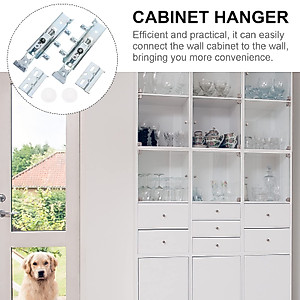 Scicalife Kitchen Concealed Cabinet Hangers Wall Hanging Bracket Heavy Duty Wall Unit Cabinet Plates Wall Mounted Cabinet Cupboard Holder