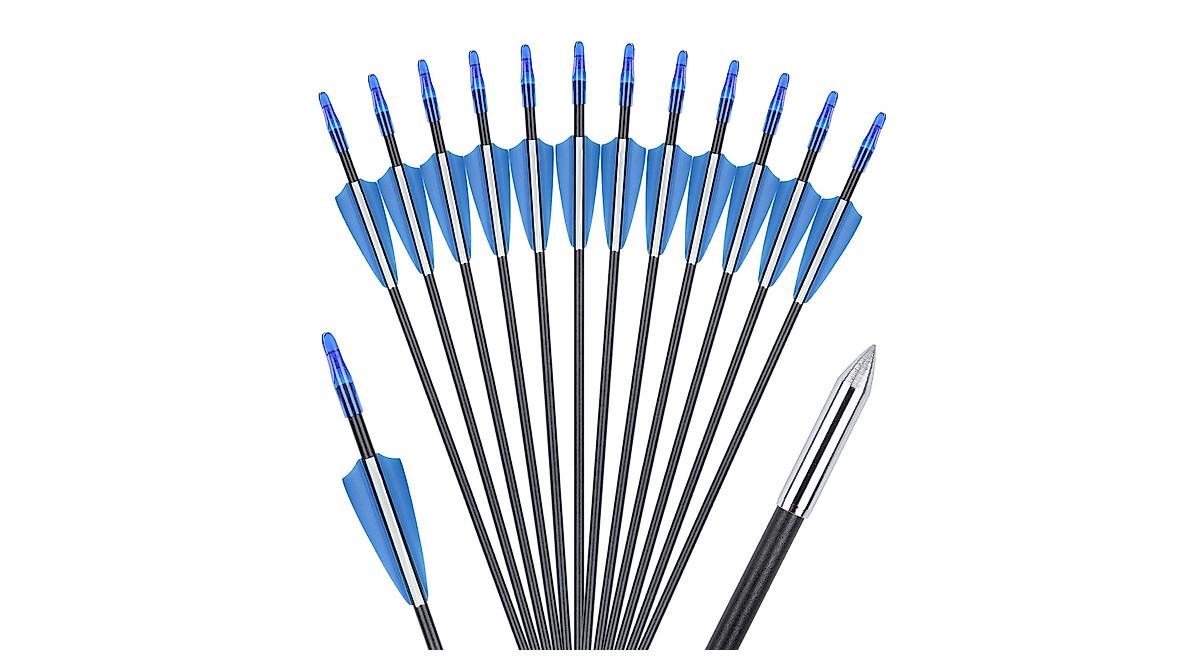 24-Inch Fiberglass Archery Target Arrows for Beginners